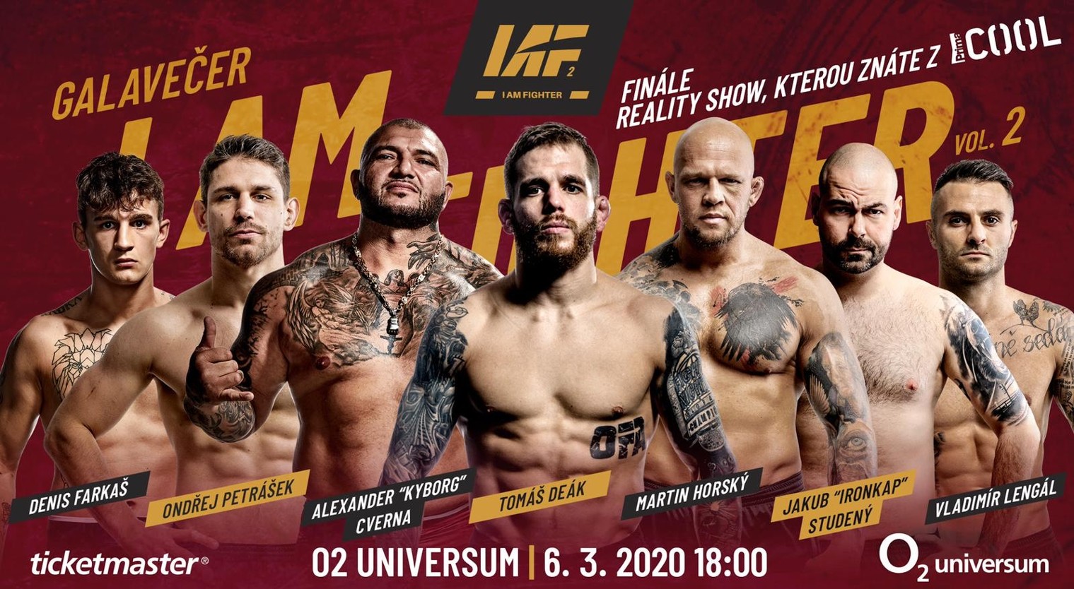 Časopis Motorbike Galavečer I am fighter 2 v O2 Universum!